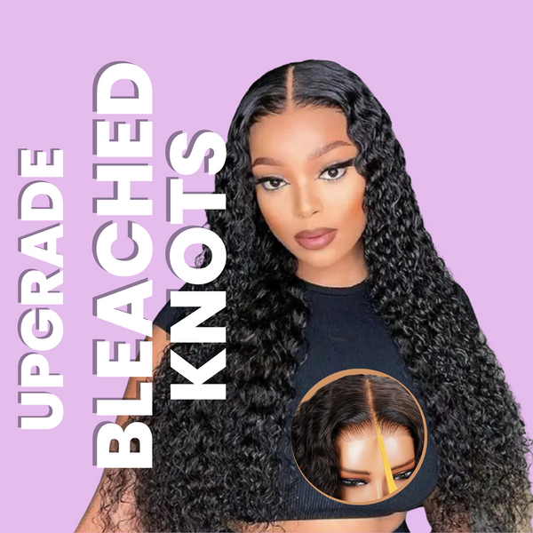 13x4 Deep Wave Full Frontal Lace Wig Bleached knots Dome Cap – Mrs Gwen ...